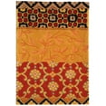 SAFAVIEH Rodeo Drive Luis Floral Geometric Wool Area Rug, Rust/Gold, 2 ...