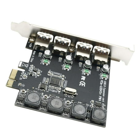 4-Port -E x1 to USB 3.0 Controller Adapter Card bps | Walmart Canada