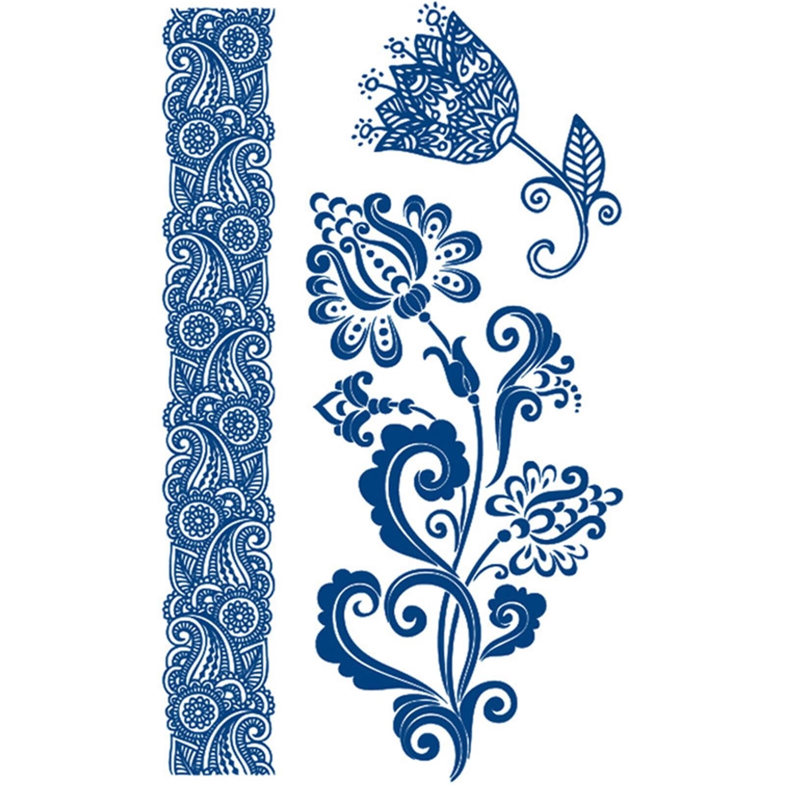 Xahyotn Hot Temporary Tattoos Women Men Waterproof Body Art Fake