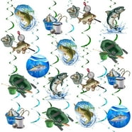Havercamp Fishing Party Decorations Kit! Includes:1 Lg. Bass ...