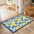 2x3ft Area Rug,Farmhouse Lemon Monstera Washable Large Rugs Soft Non ...
