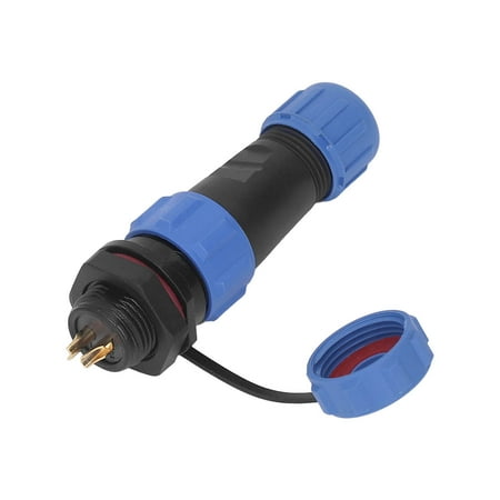 SP13 2 Pin Aviation Plug And Socket IP68 Waterproof Power Connector ...