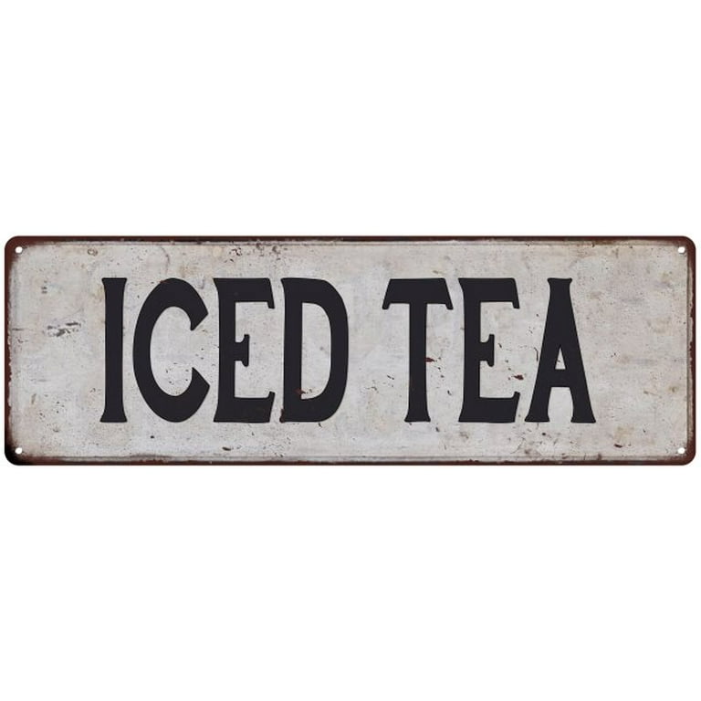 Vintage Iced Tea Sign
