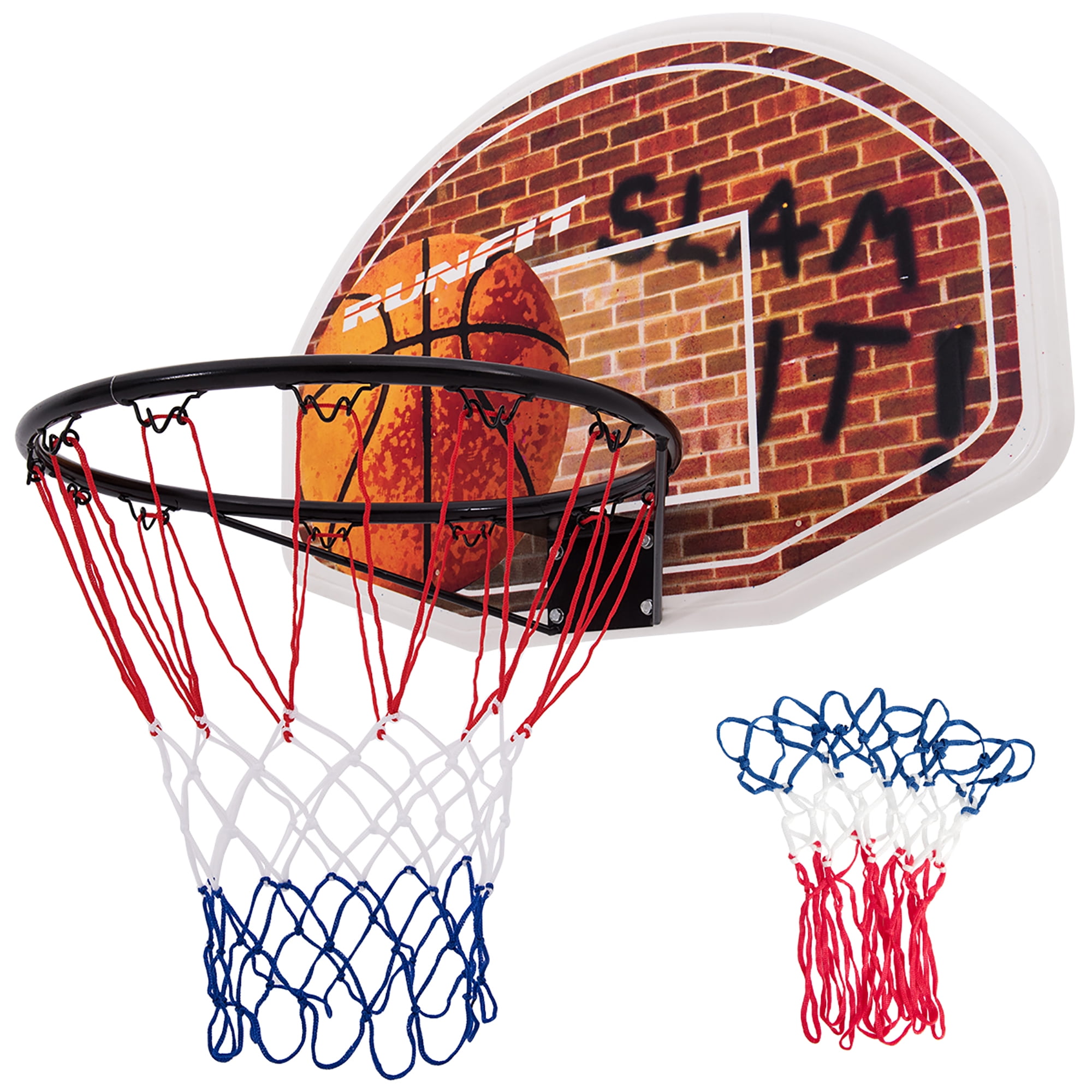 Click here for Gymax Wall Mounted Fan Backboard With Basketball H... prices