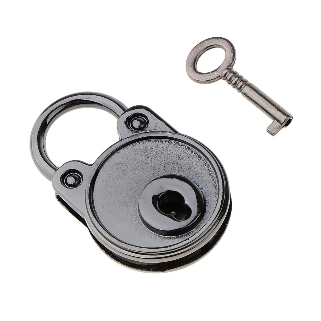 Lock Mini Metal Padlock Animal Cute Cat Shape Cartoon Lock With Key ...