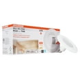 SYLVANIA LED All-in-One Recessed Light Bulb, LT6, 12W, Dimmable, 2700K ...