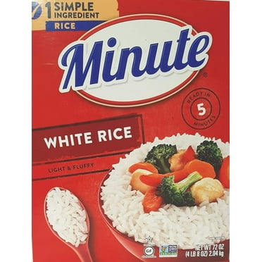 Minute Rice Instant Enriched Long Grain White Rice, 72 oz. - Walmart.com