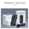 Body Worn Camera HD DVR Video Recorder Security 90 Degree Rotation ...