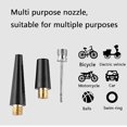 Bike Tire Pump Bike Mini Pump for Road, Mountain and BMX Bikes, High Pressure 100 PSI, Includes ...