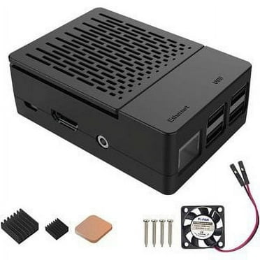 52Pi Raspberry Pi 5 Case, ABS Case with Armor Lite V5 Heatsink Fan for ...