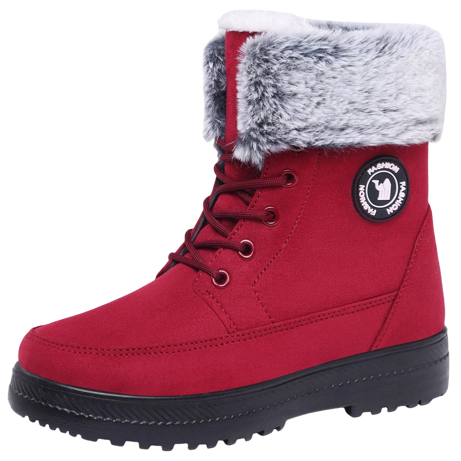 Click here for Unbranded Womens Winter Boots Stylish Warm Fleece... prices