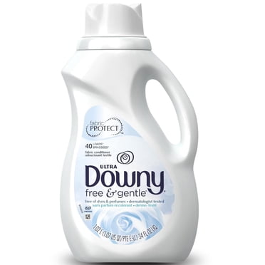Downy Free & Gentle Liquid Fabric Softener, Hypoallergenic, For ...