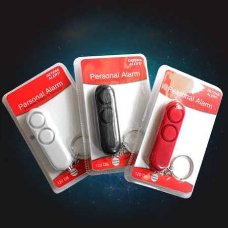 Fashion 120dB Anti-rape Device Dual Speakers Loud Alarm Alert Attack ...