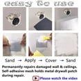 Wall Repair Drywall Repair kit, Self Adhesive Fiberglass 4 Inch ...
