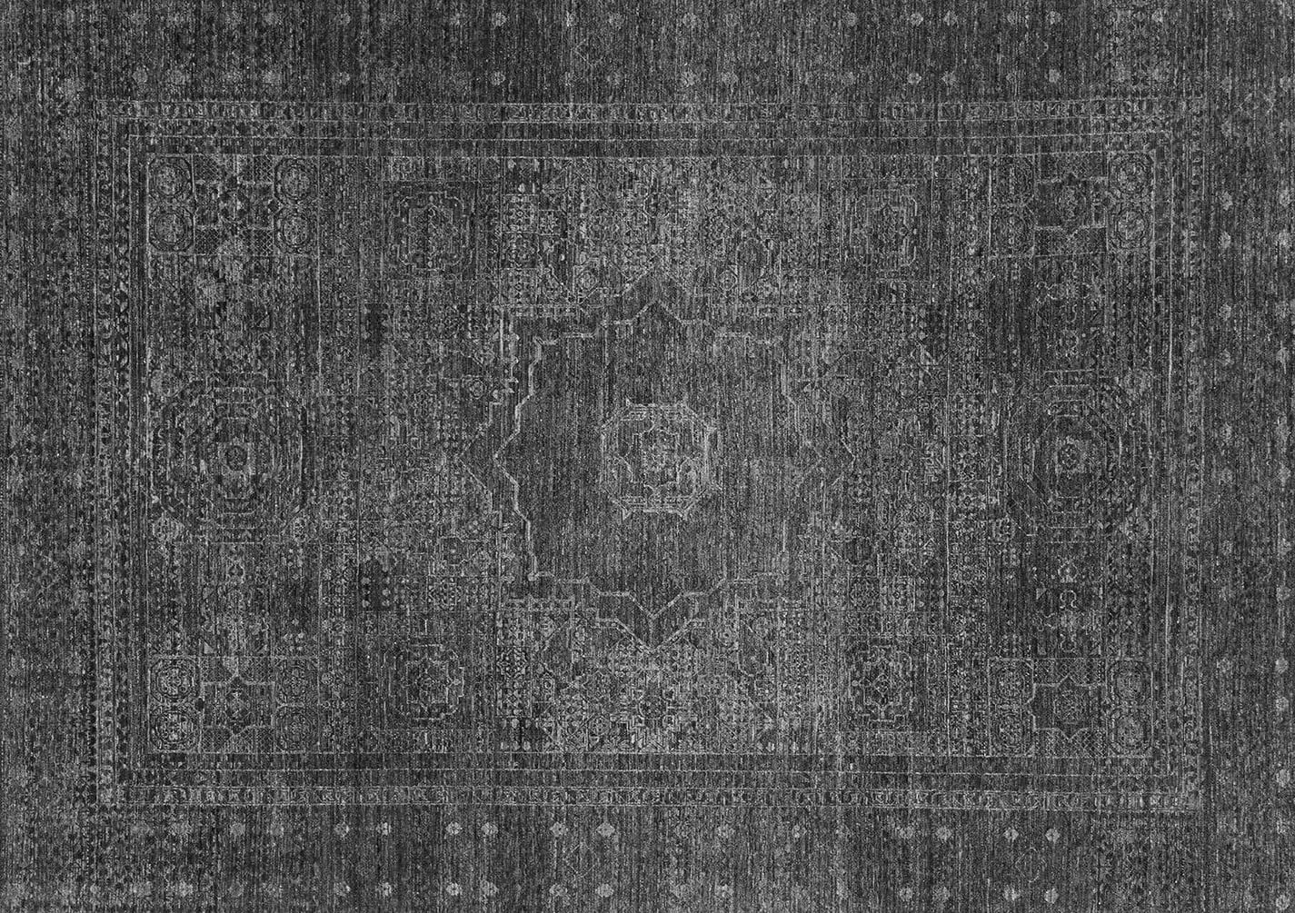 Ahgly Company Indoor Rectangle Abstract Gray Modern Area Rugs, 2' x 4 ...
