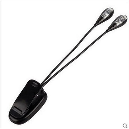 Lightahead Flexible LED Clip On Book Reading Light with 2 Adjustable ...