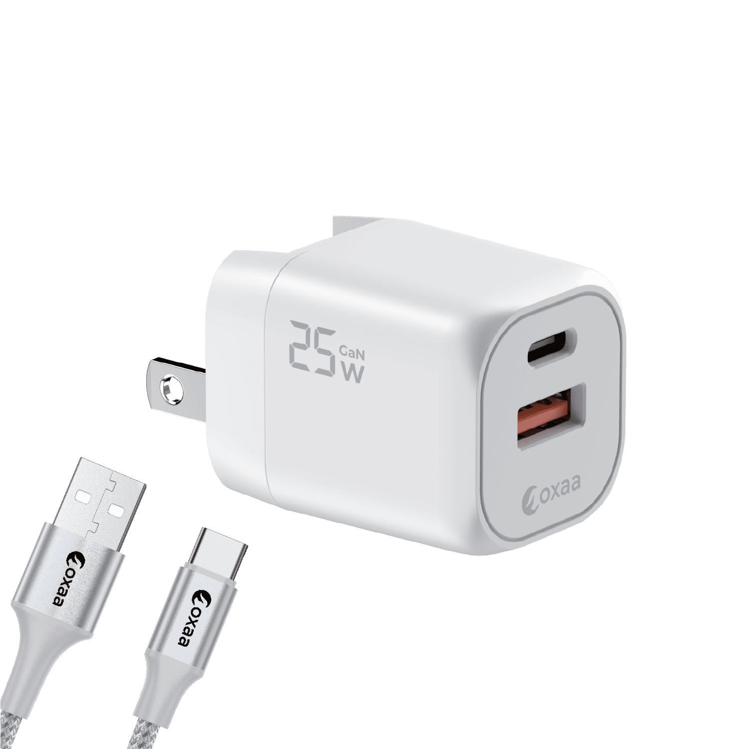Click here for Oxaa 25w Fast Charging Bundle With Gan Charger Blo... prices