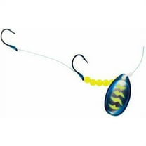 Yakima Bait Walleye Elite, Size 2, Tandem Hooks Meatllis Blue ...