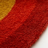 Mainstays Rainbow Shaped Bedroom Rug, 20x30 Inches, Microfiber Tufted ...