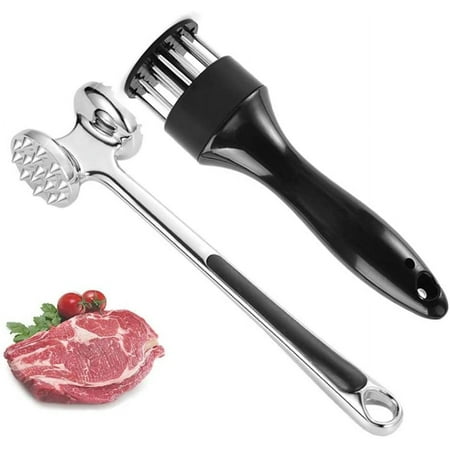 Stainless Steel Meat Tenderizer Hammer - Professional INOX Needle ...