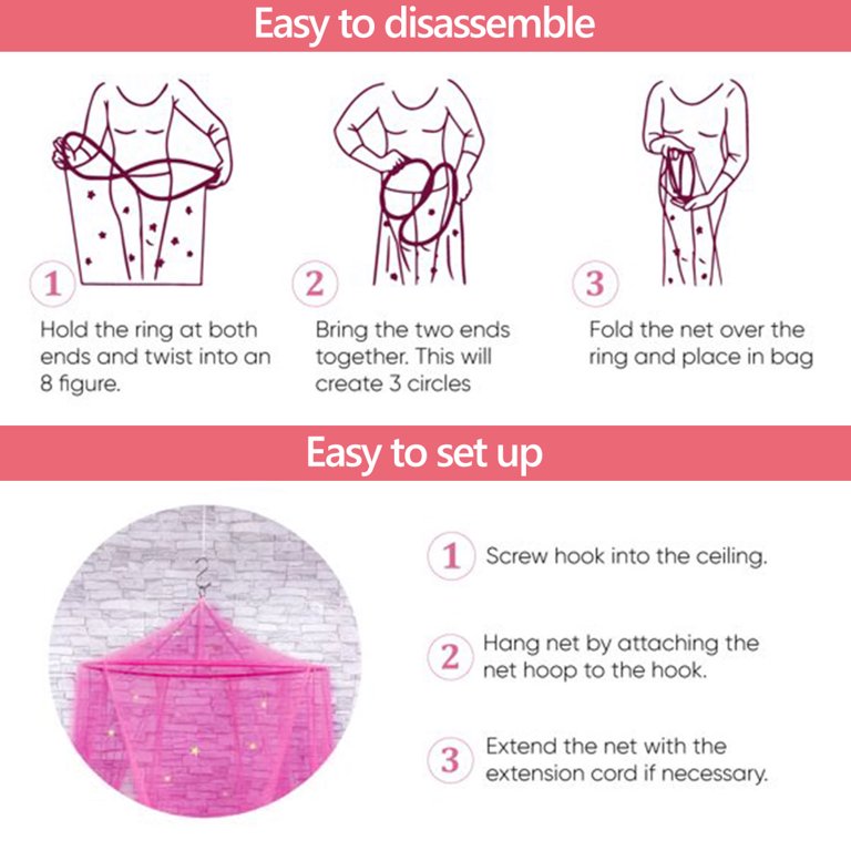 Make Simple Circle Canopies For Beds