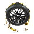 3 Car/Vehicle Hauler Kit - (12) 2"x12' Over the Tire Straps, 28" Mini ...