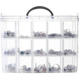 Casewin Bins & Things Stackable Craft Storage Container with 30 ...
