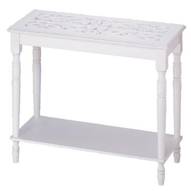 Allora Modern Wood Italian Extendable Console Table in White - Walmart.com