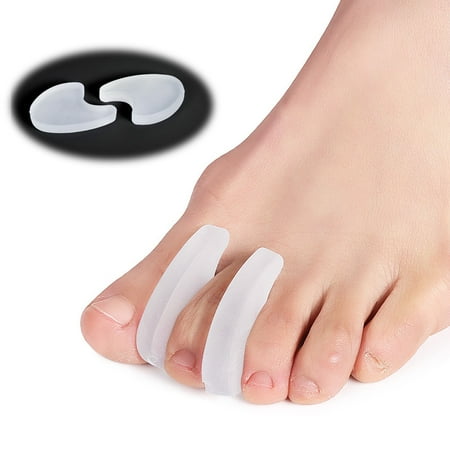 Qianli 10 Pairs Toe Separators, Silicone Toe Spacer, Bunion Relief Pads ...