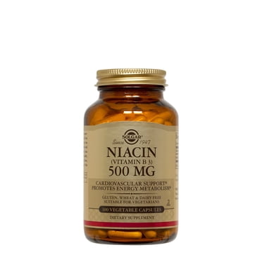 Niacin Vitamin B3 100 mg - 100 Tablets - Walmart.com