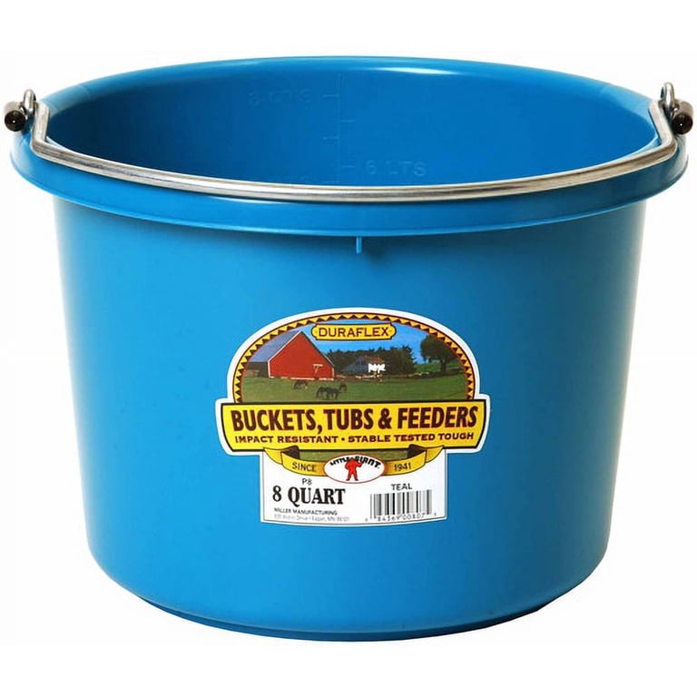 7 Gallon Bucket Aazon.co: Little Giant Rubber Pail All-Purpose Rubber ...