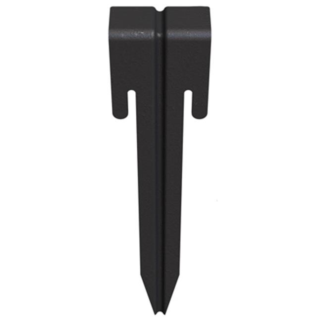 Panacea Products 213693 10.5 in. Black Steel Edging Stake - Pack of 3 ...