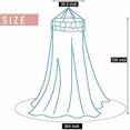 Mosquito Net Bed Canopy for Girls, Princess Canopy Bed Curtain Fine ...