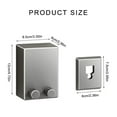 Multipurpose Retractable Clothesline Invisible Wire Rope Wall Mounted ...