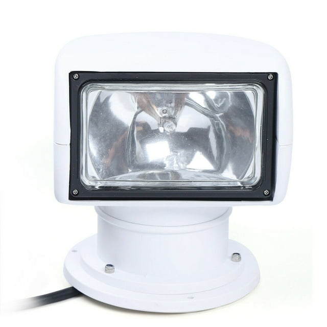 100W Bulb 12V Spotlight Marine Searchlight Light & Remote Control for ...