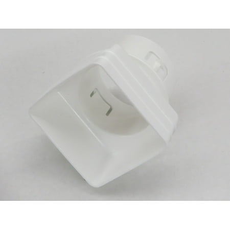 Plastic Universal Downspout to Drain Tile Adapter (4X4X4 WHITE ...