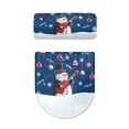 HELLHERO Christmas Snowman Pattern Durable for Bathroom Supplies ...