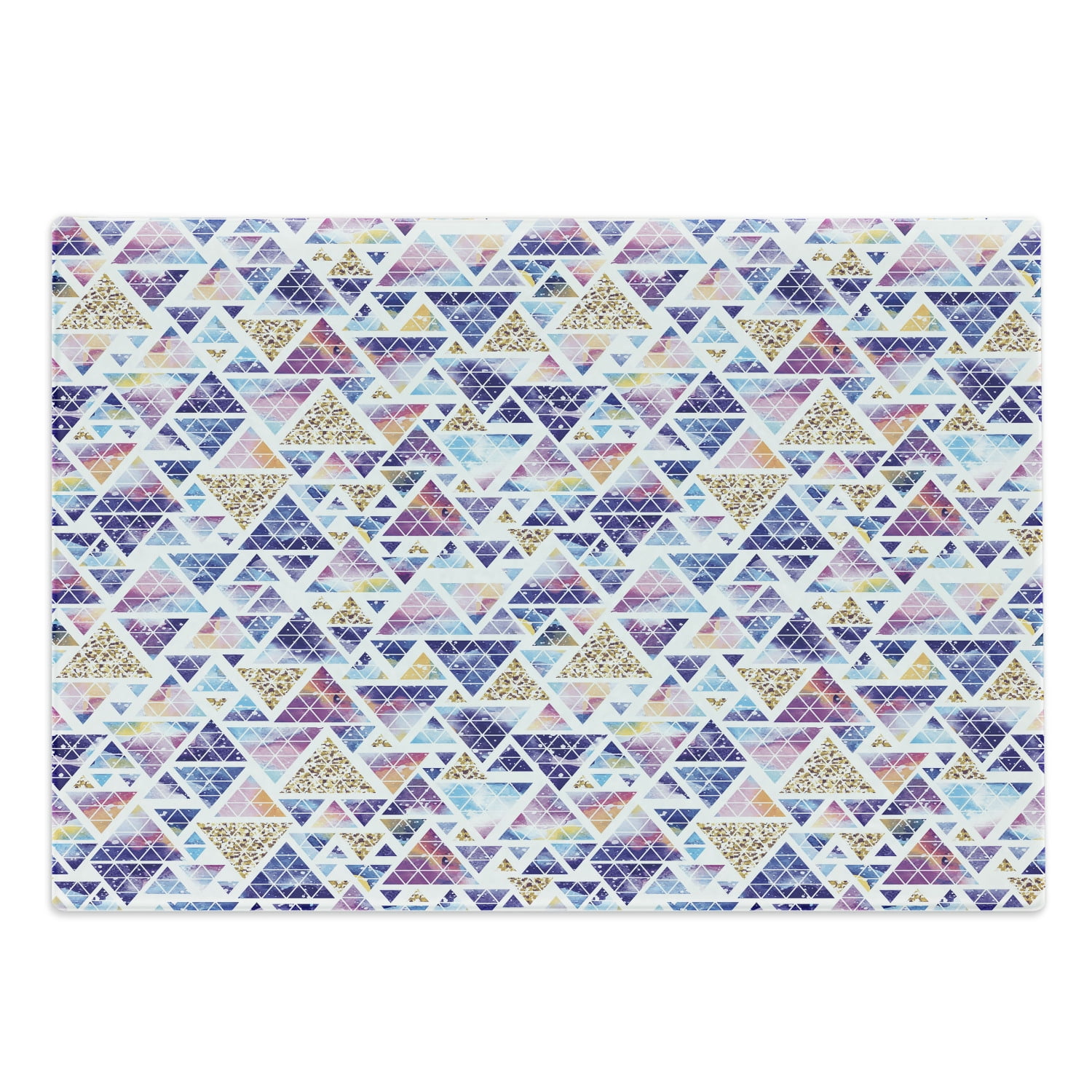 Geometric Cutting Board, Abstract Triangular Space Design Vintage ...