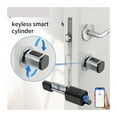 Smart Cylinder Lock Mortise Mechanical Key and USB Emergency Power ...