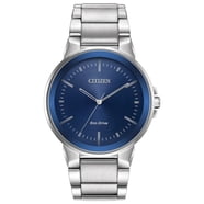Citizen Men's Gold Tone Stainless Steel Blue Dial Watch - BI1032-58L ...