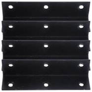 Black Center Shelf Rest Clip & Rubber Cushion for Brackets to Hang ...