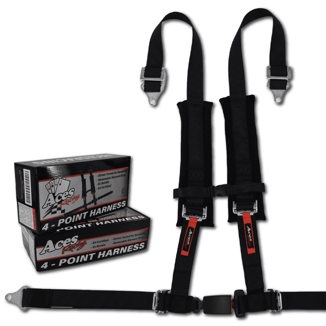 4 Point Harness With Ez-Buckle (Black) - Walmart.com