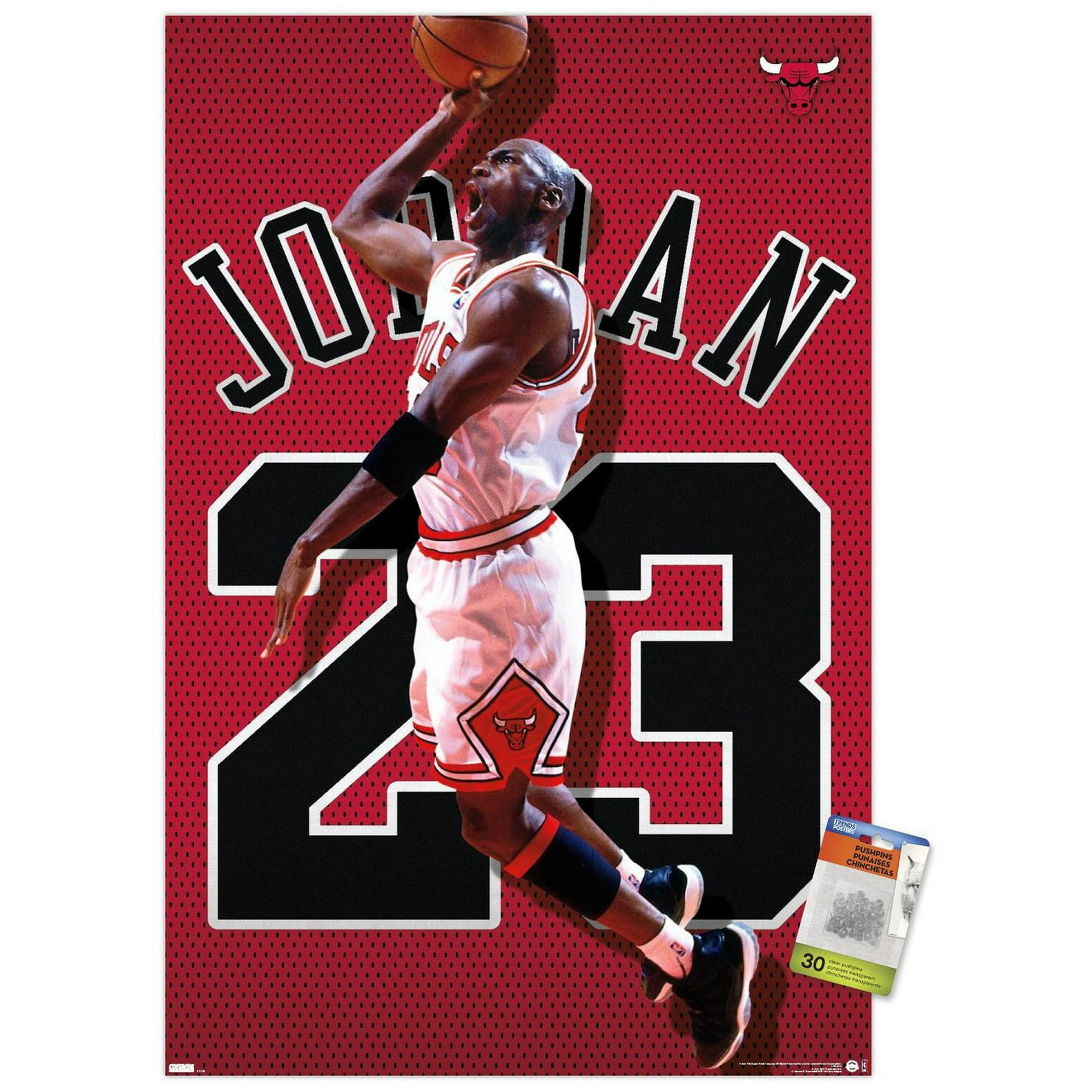 Click here for Trends International Michael Jordan - Jersey Wall... prices