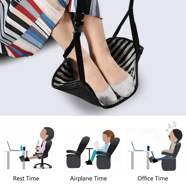 Buckle Design Portable Travel Footrest, Wide Application Foam Luxury ...