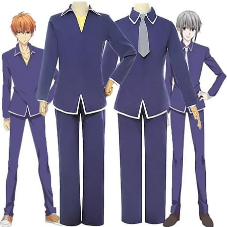 Tib Anime Fruits Basket Cosplay Souma Kyo Costume Souma Yuki Cosplay ...