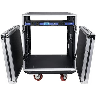Sound Town Shock Mount 8U ATA Rack Case with 21 Rackable Depth, 11U ...