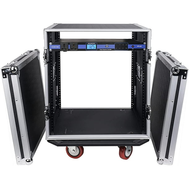 Sound Town PA DJ Combo with 12U Rack/Road ATA Case w/Casters, One 10 ...