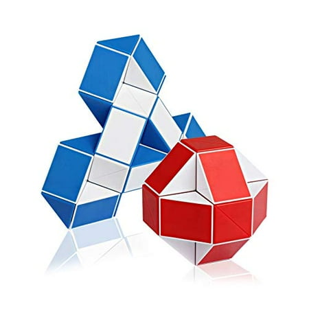 Little Golden Elephant 2PCS Large Size Fidget Snake Cube Twist Puzzle ...