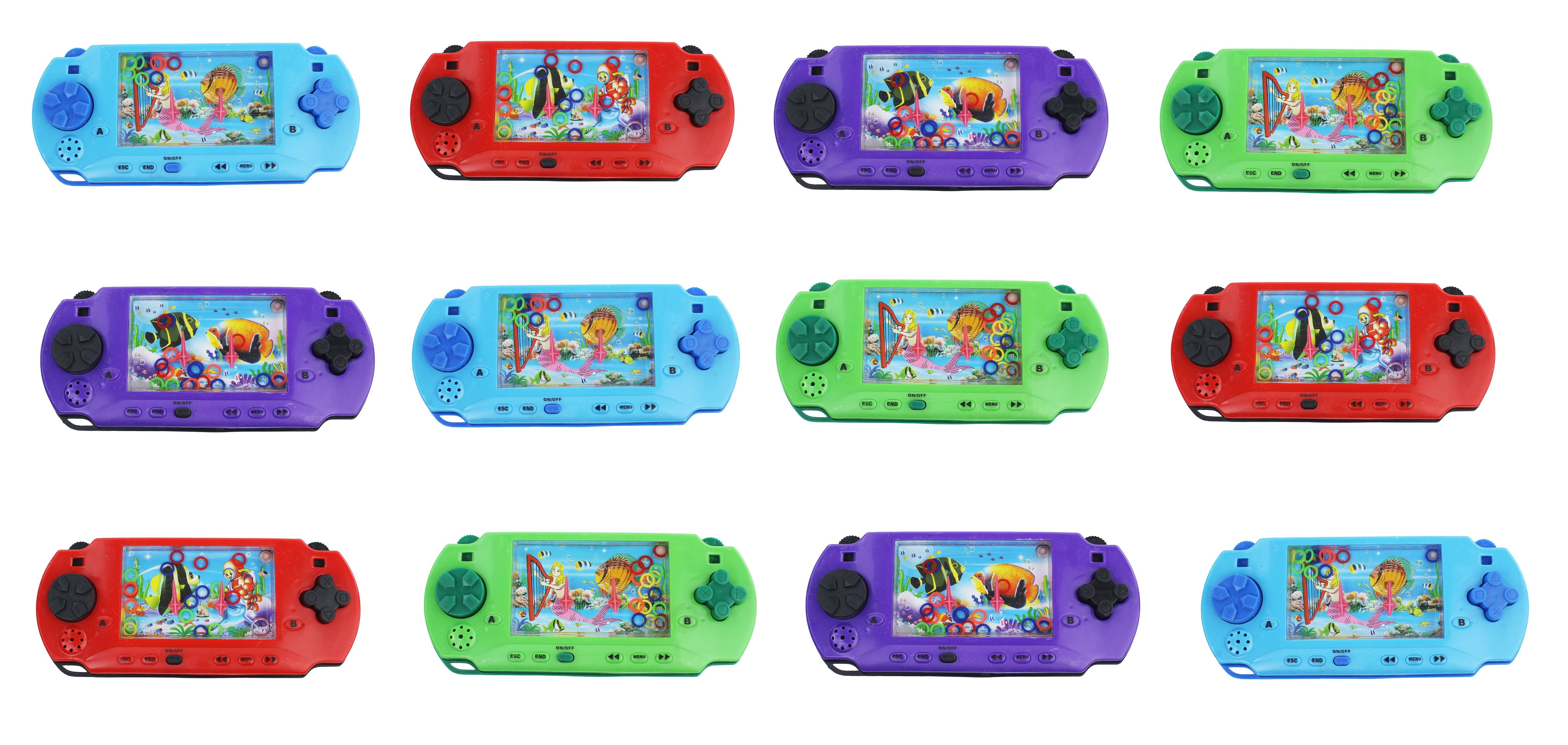 12 PCS Water Ring Game Gameboy Children's Kid's Toy Handheld Water Game ...