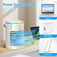 Mini Portable Air Conditioner, 6-in-1 Evaporative Coolers, Small Indoor ...